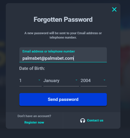 How do I recover my password? – Palms Blog